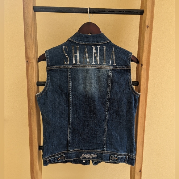 Jackets & Coats | Shania Twain Lets Go Jean Vest | Poshmark